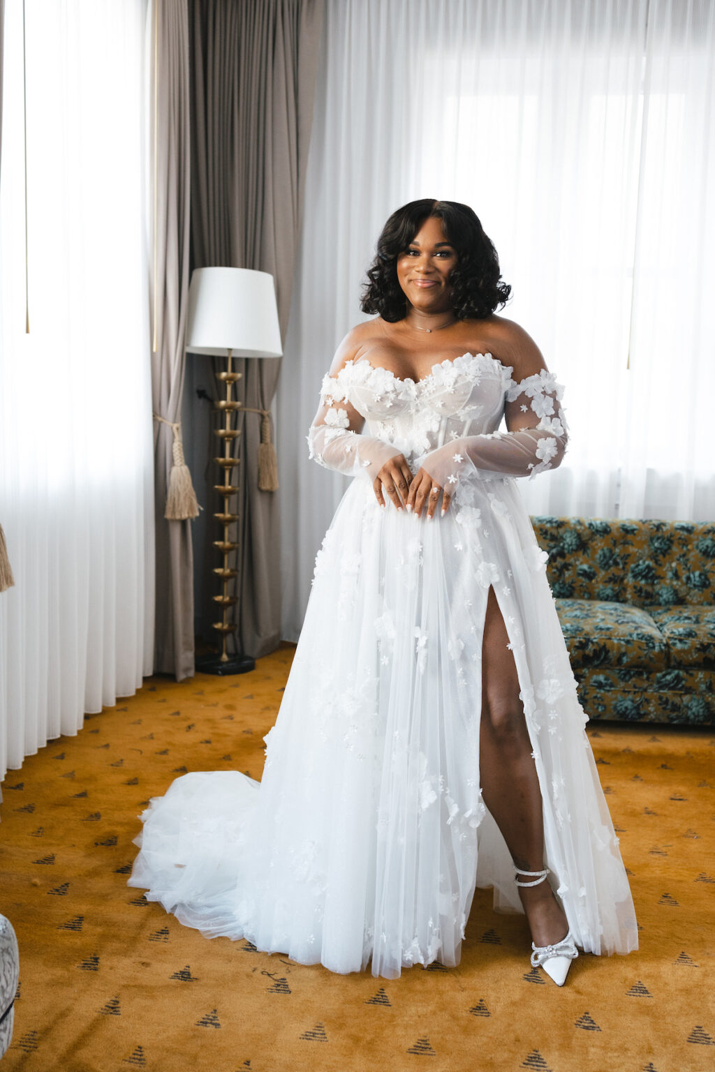 Old Hollywood Glam Meets the Harlem Renaissance at Black Tie Wedding in ...