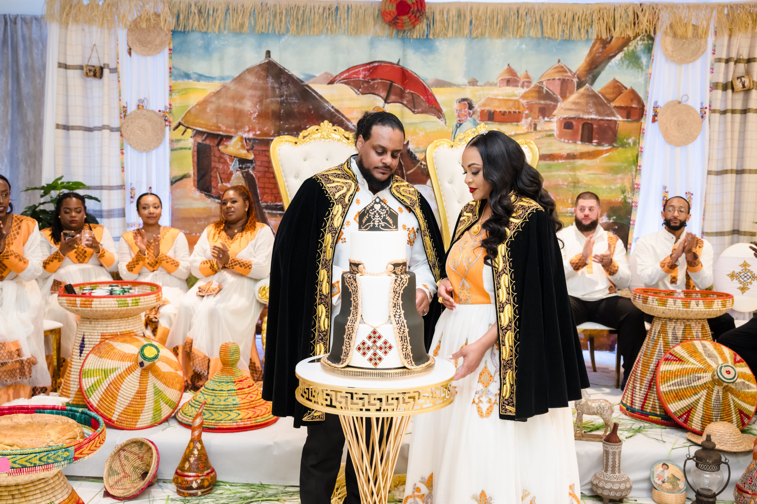 Meron + Negash's Wedding in Virginia Featured a Surprise Rainbow and ...