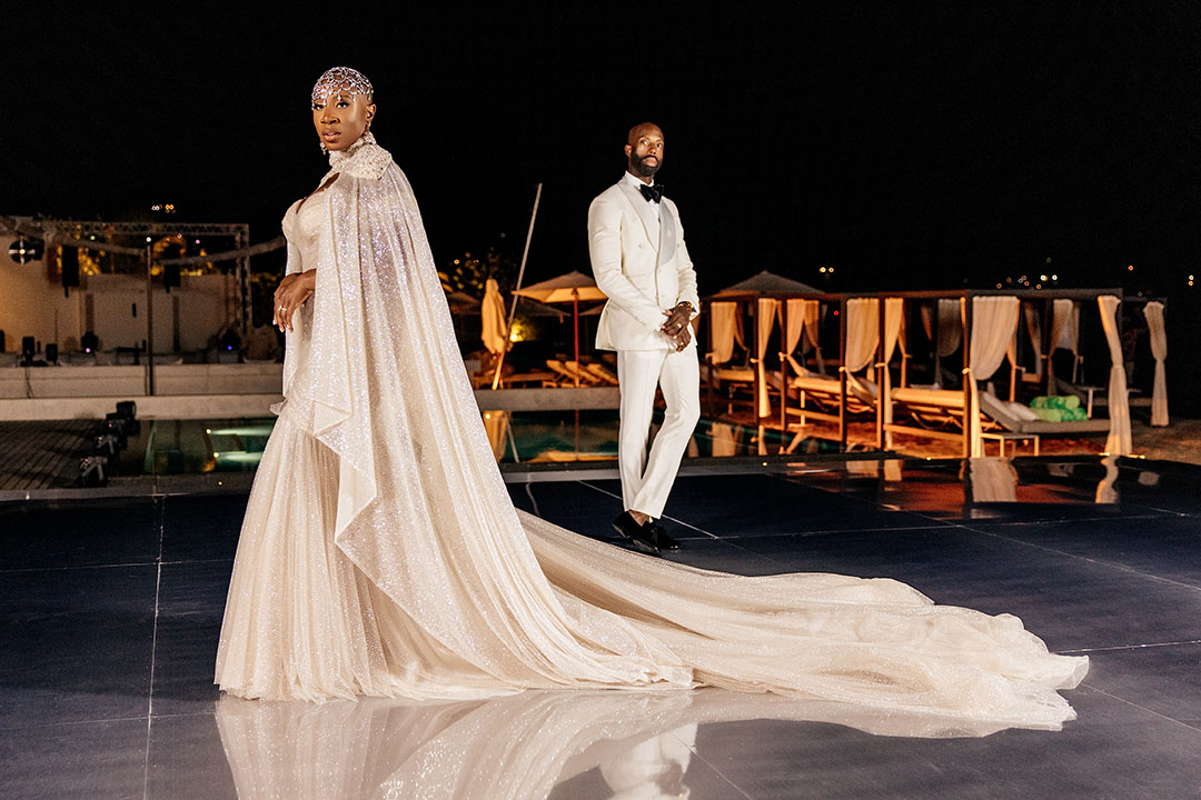 Happy Anniversary to Aisha Hinds + Nigel Walker: Exclusive - Munaluchi ...