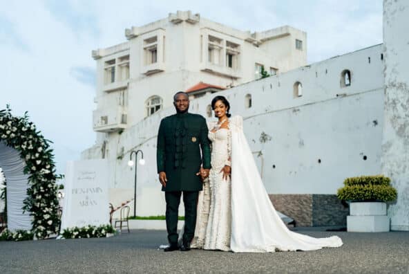 Crowned in Love: Arian Simone and Benjamin Mougarbel's Royal Wedding in ...